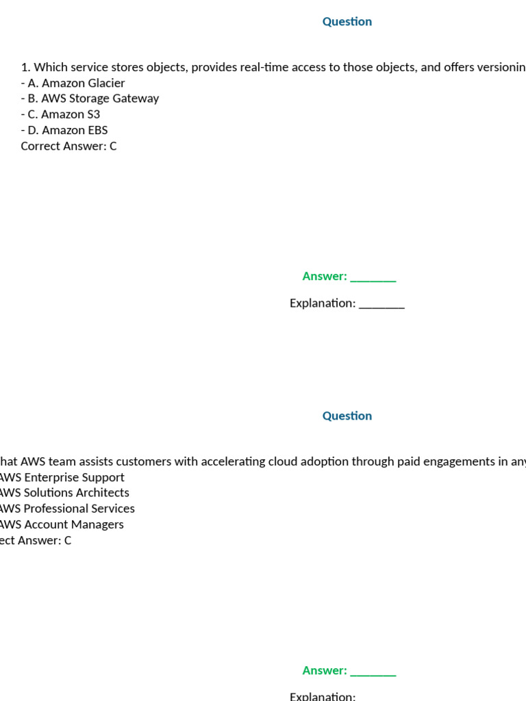 Practice Exam 13 - Without Answers | PDF