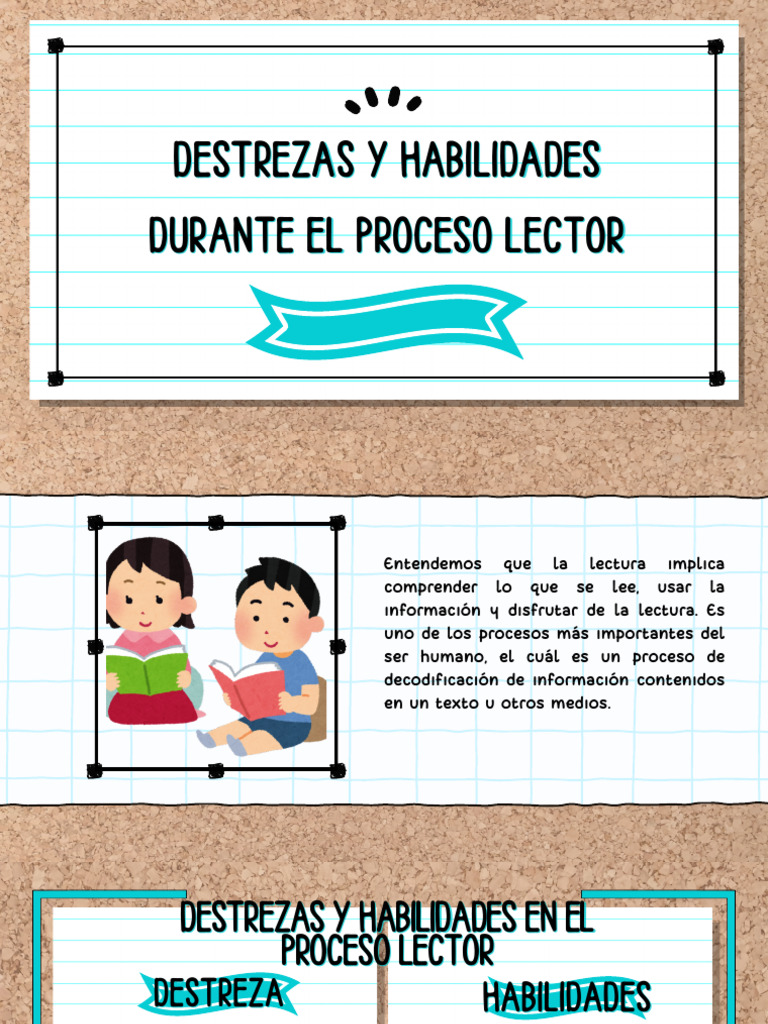 DESTREZAS Y HABILIDADES DIRANTE EL PROCESO LECTOR | PDF