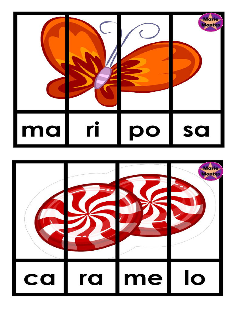 Rompecabezas Sílabas | PDF