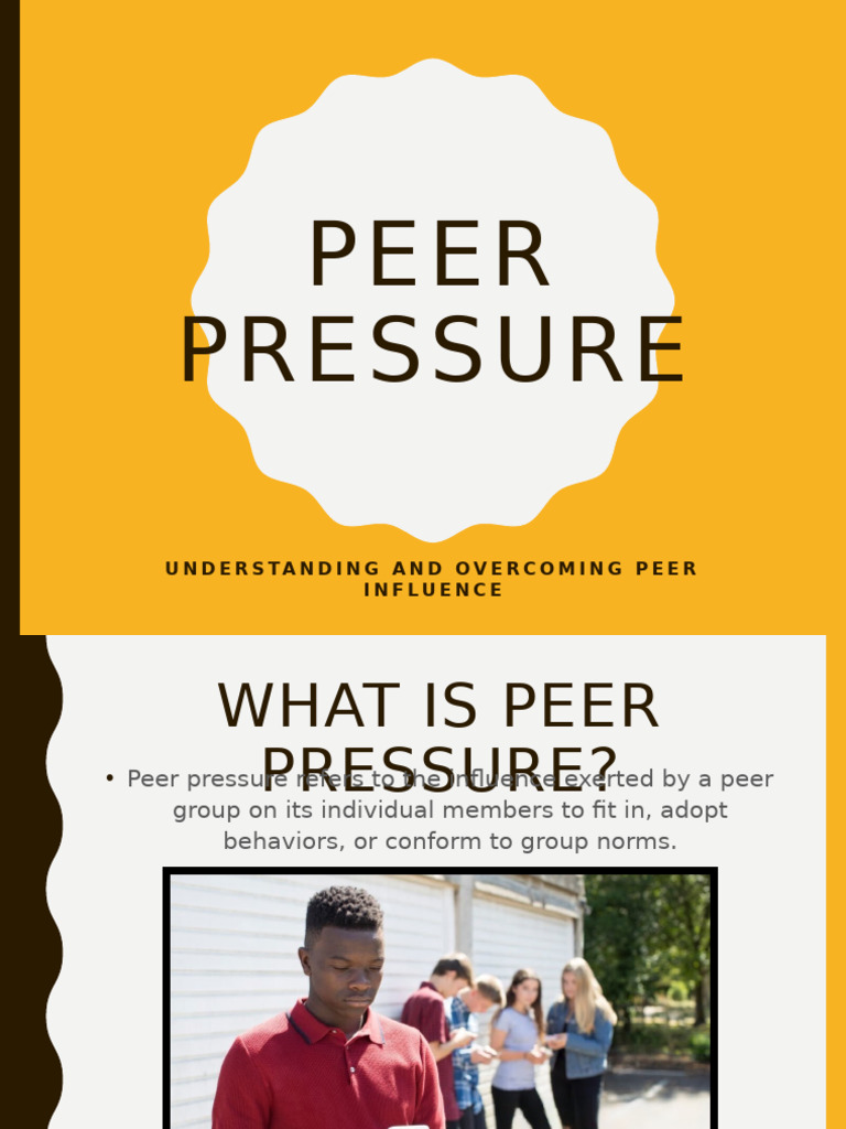 Peer_Pressure_Presentation | PDF