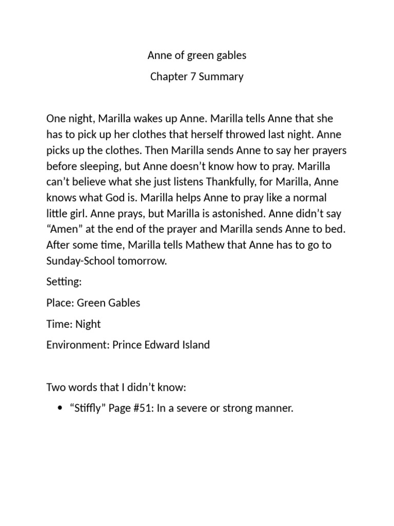 Anne of Green Gables | PDF