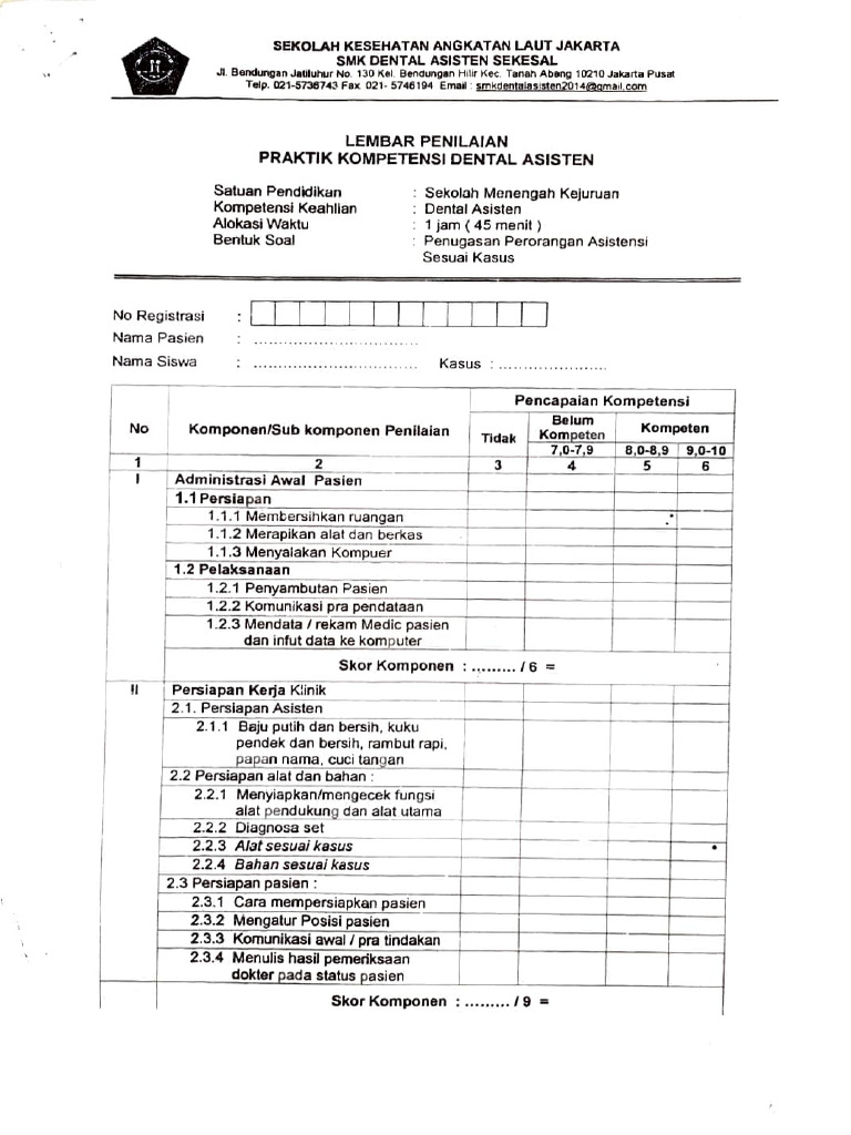 Penilaian + OHIS | PDF
