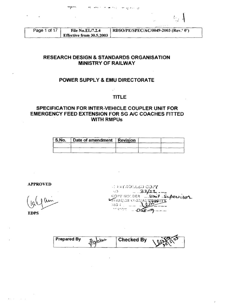 Indian Trains Coupler | PDF