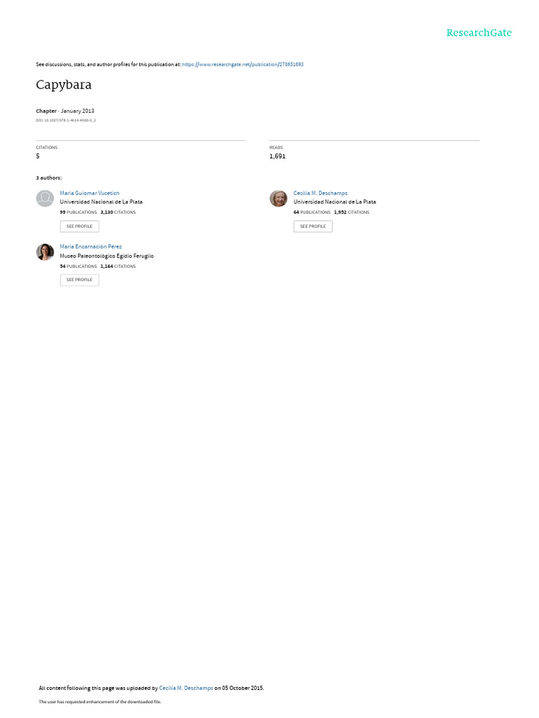 Capybara | PDF