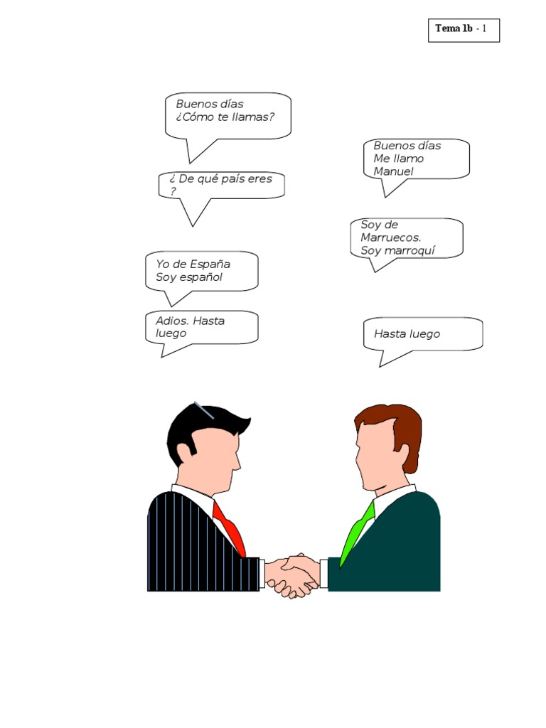 Diálogo Básico de Presentación | PDF