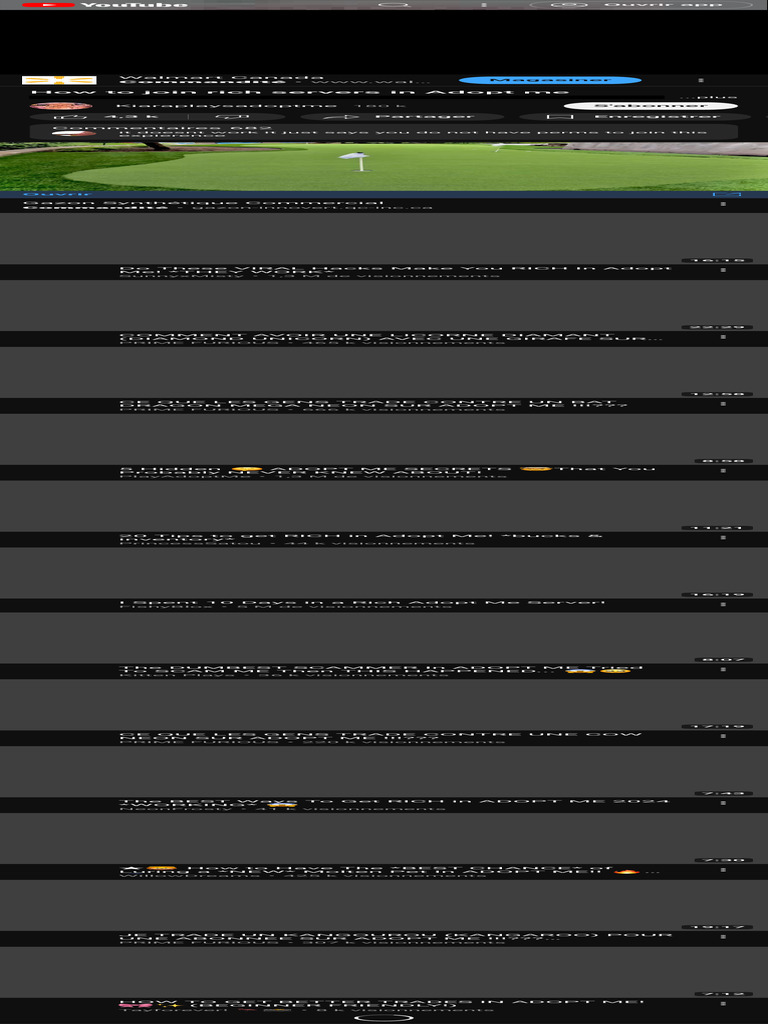 How To Join Rich Servers in Adopt Me - YouTube | PDF