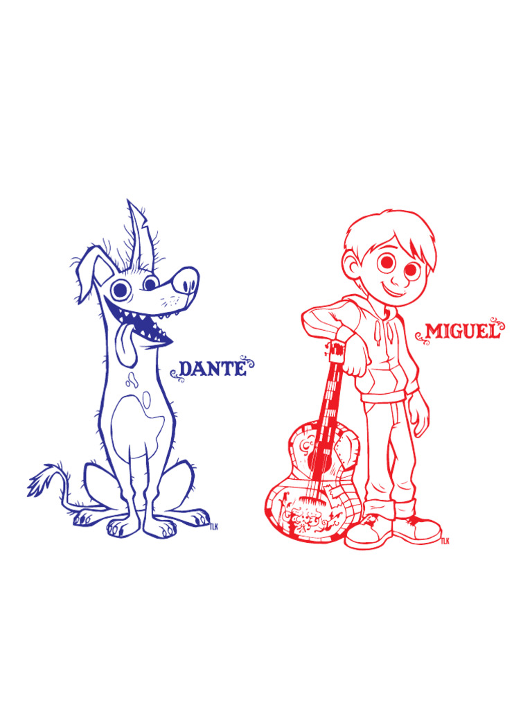 Vectores Coco Pixar Disney | PDF