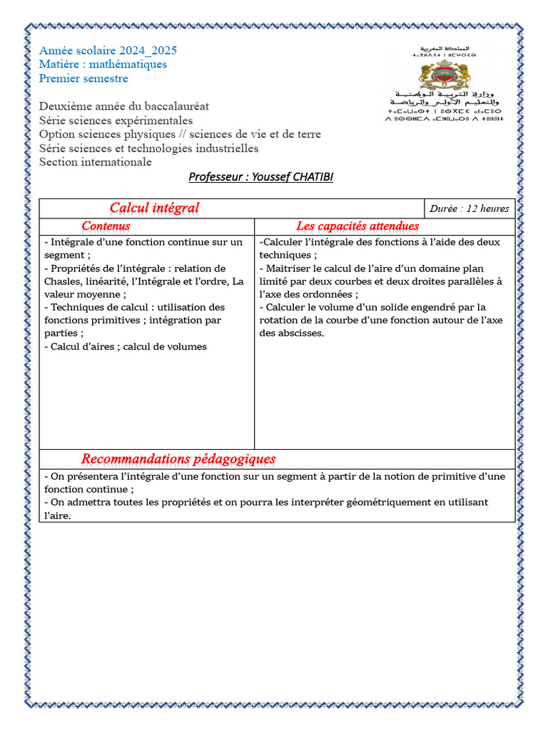 Calcul Intégral | PDF