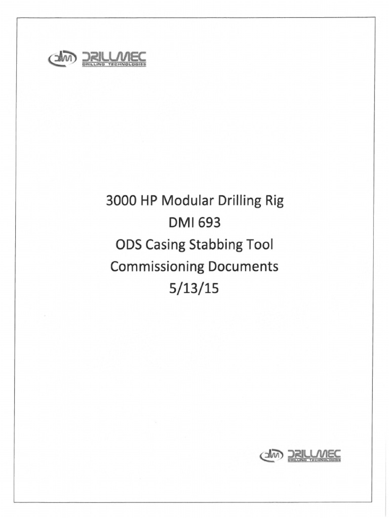 ODS Casing Stabbing Arm | PDF