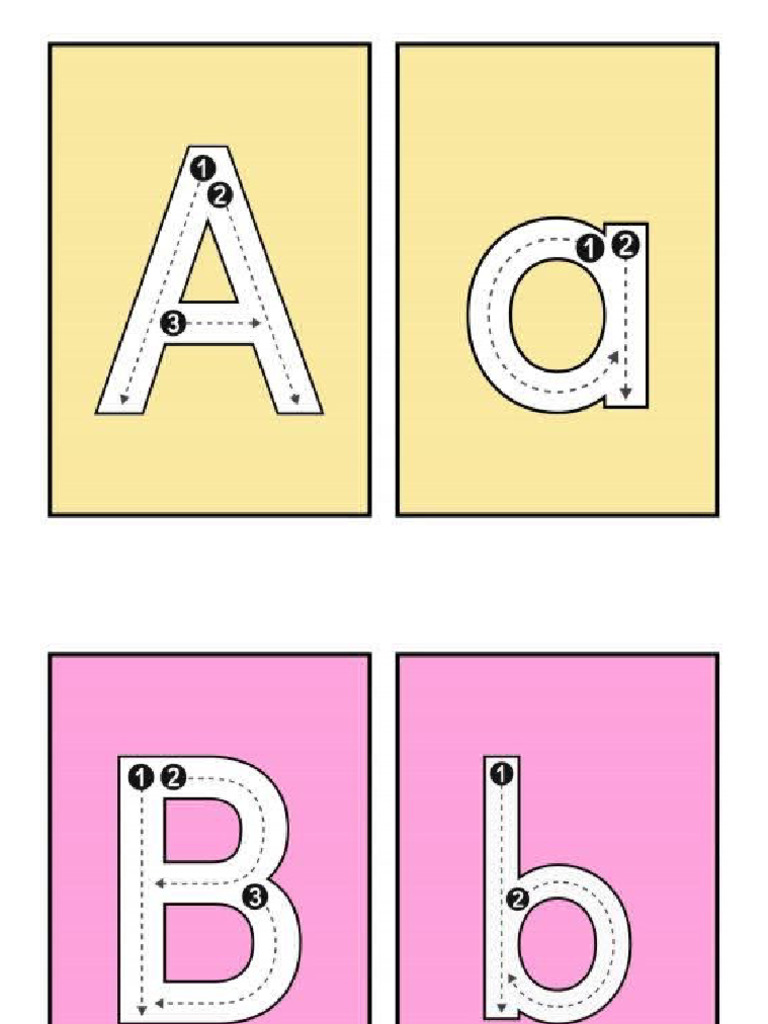 Alfabeto Mayuscula y Minuscula | PDF