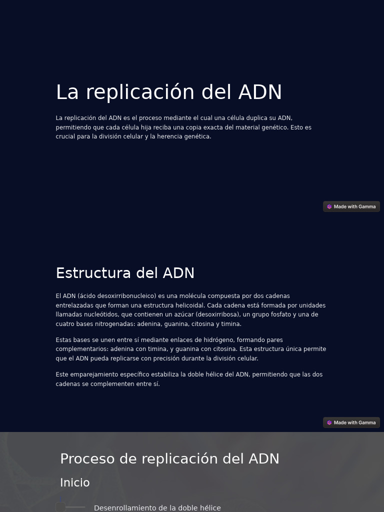 La Replicacion Del ADN | PDF