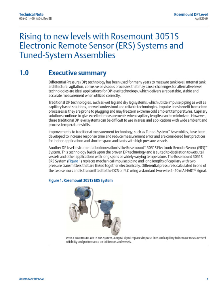 Technical Note Rising To New Levels Ers Systems Tuned System Assemblies ...