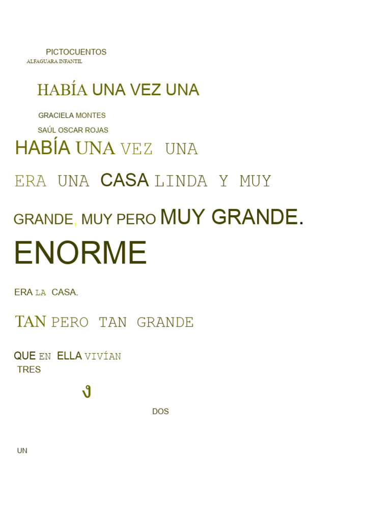 Había Una Vez Una Casa ? | PDF