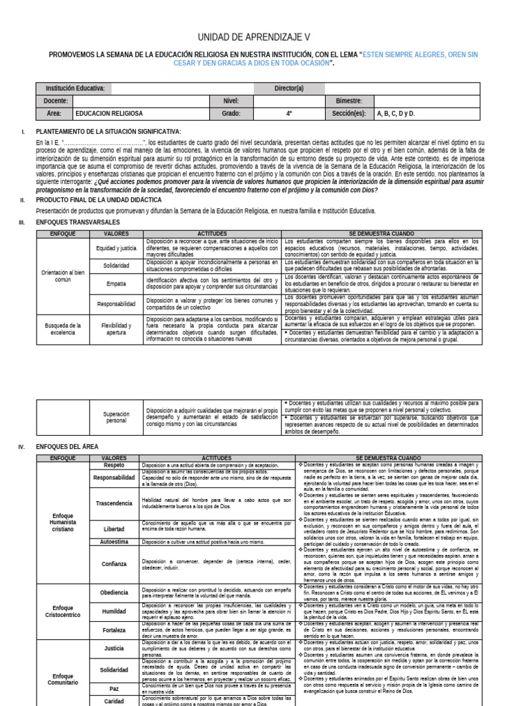 3 y 4 UNIDAD-V-SER-2024 | PDF