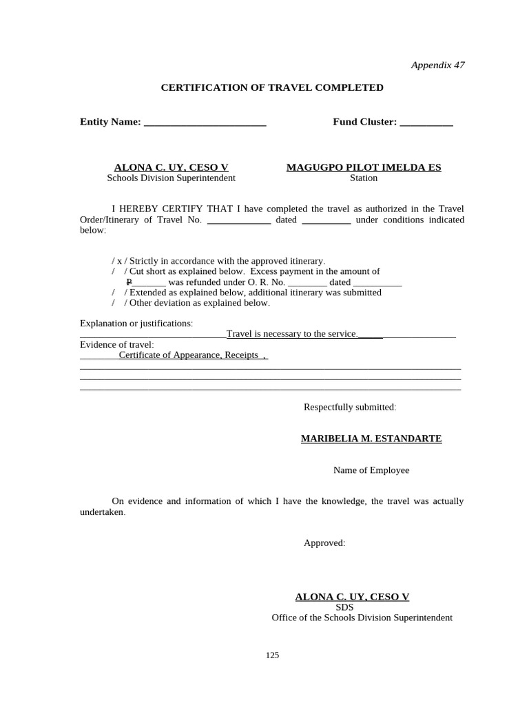 Appendix 47 - CTC (AutoRecovered) | PDF