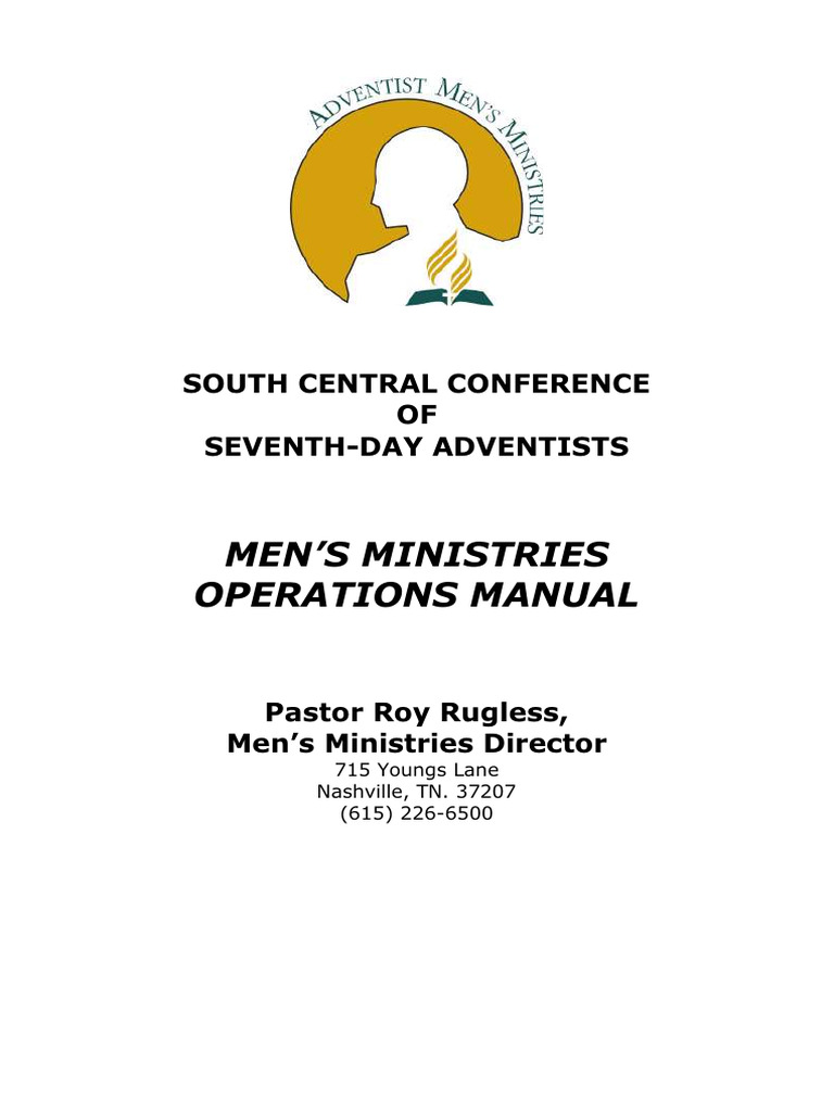 Men's Ministries Operations Manual | PDF | Jesus | Disciple (Christianity)