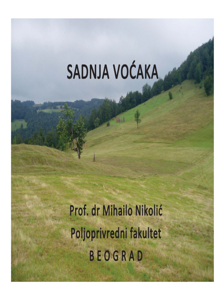 Sadnja Vocaka | PDF