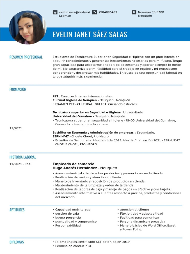 2023 CV Evelin | PDF