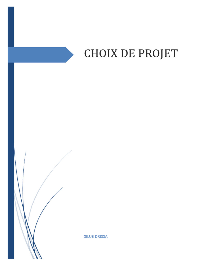 Choix Des Projets Iua | PDF