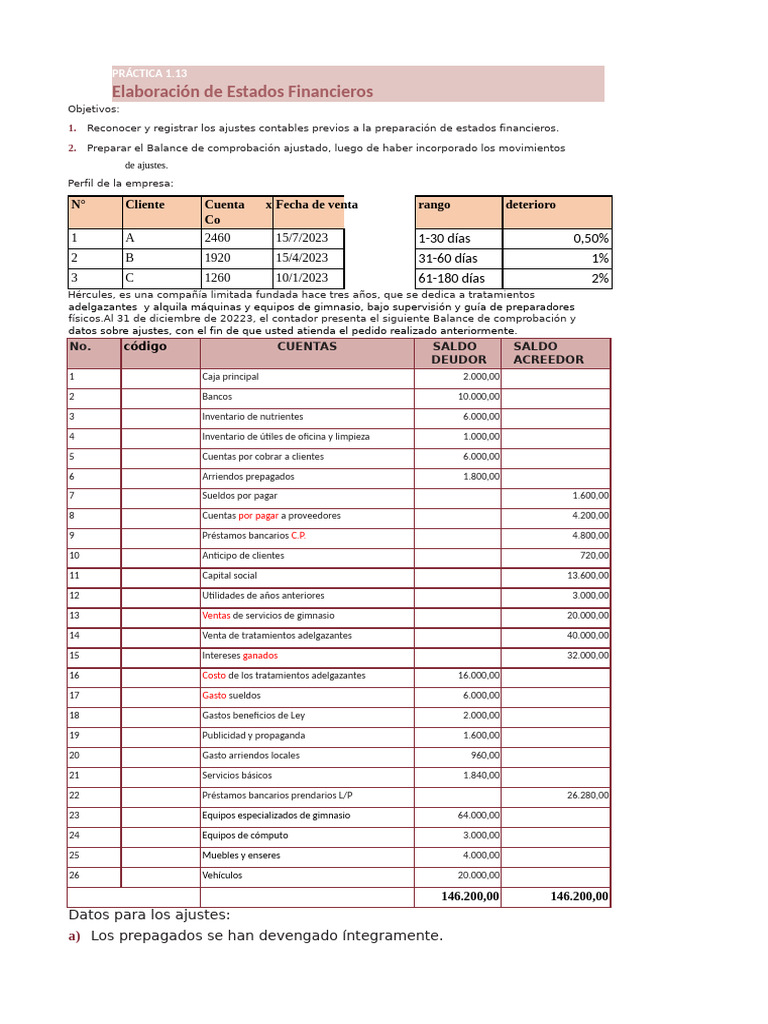 001-003 PRACTICA HOJA DE TRABAJO y eeff | PDF