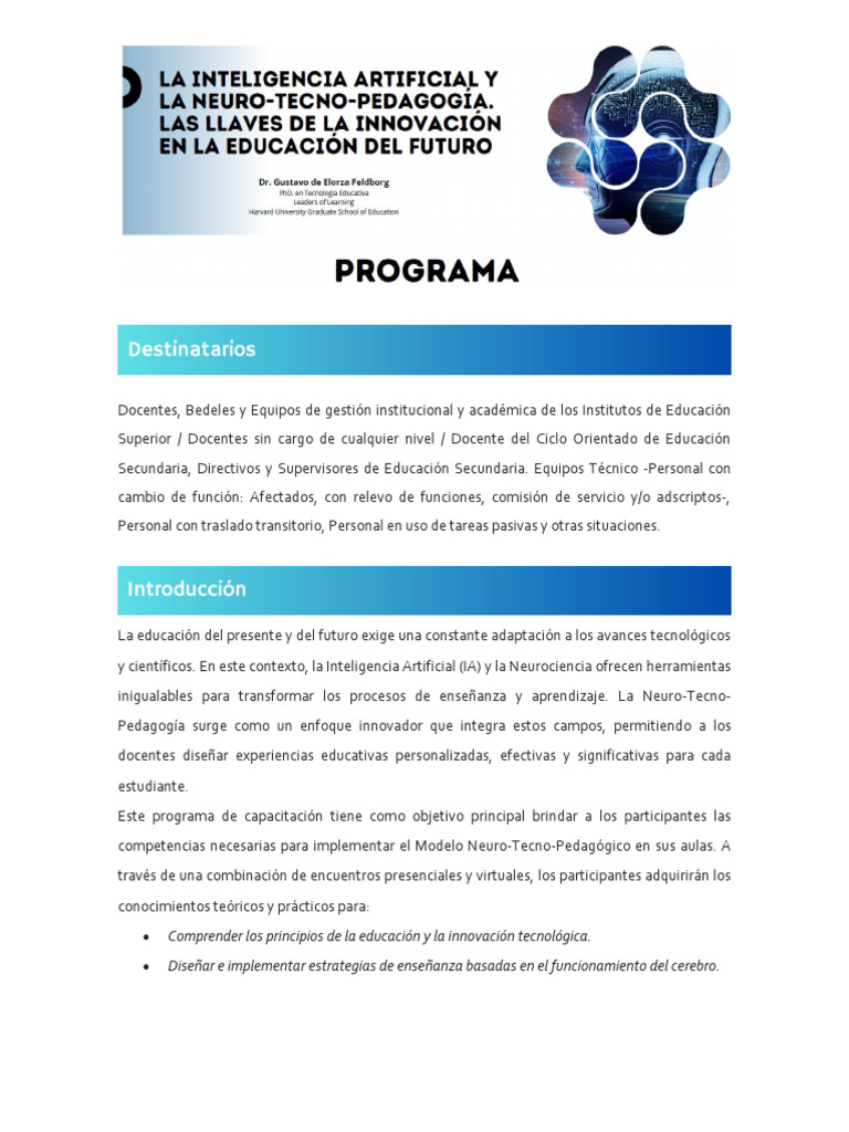 Programa Inteligencia Artificial | PDF