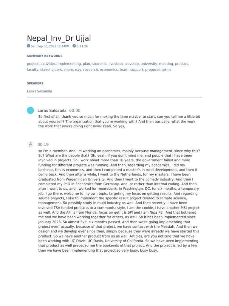 Nepal Inv DR Ujjal Otter Ai | PDF