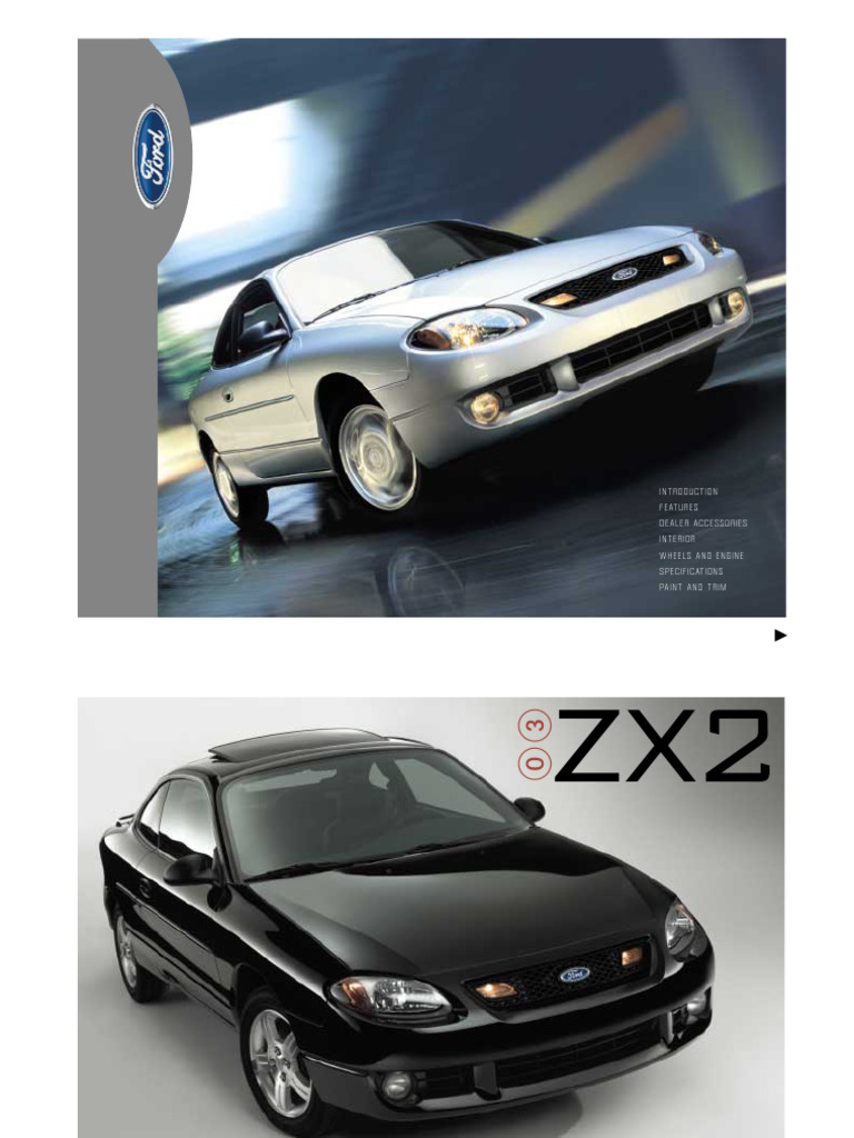 Ford - US ZX2 - 2003 | PDF