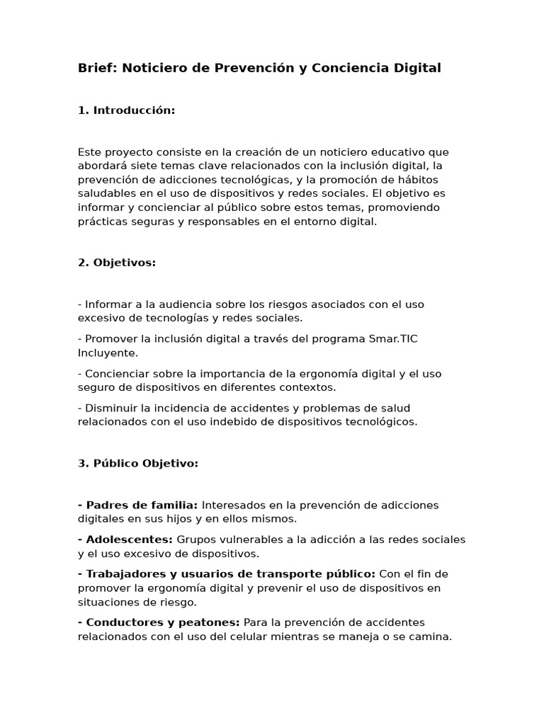 Noticiero Con La Presentación de Noticias de Estos 7 en Youtube | PDF