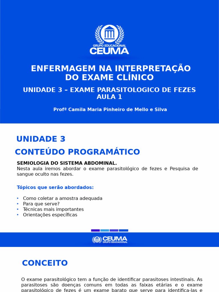 Slide Unid 03 Padrao 2021 - para Envio Aos Professores - Exame ...