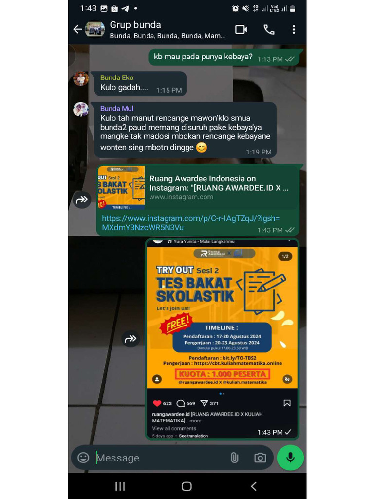 Screenshot Whatsapp Group Niken | PDF