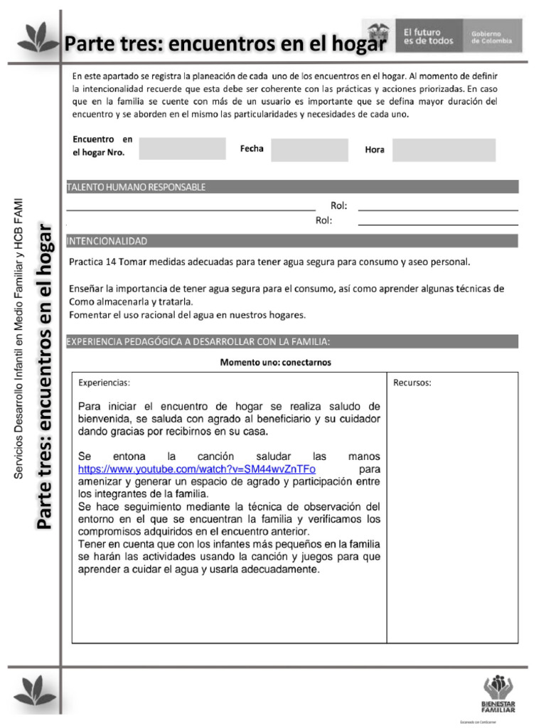 Encuentro en El Hogar Practica 14 | PDF