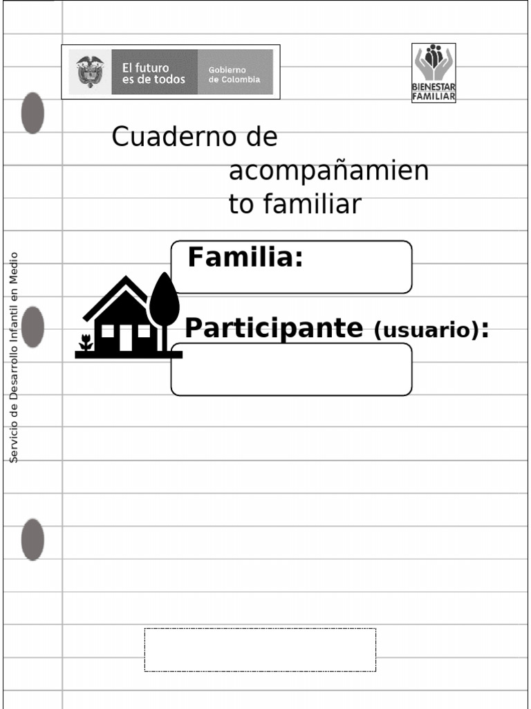 Cuaderno de Acompañamiento Familiar 2024 Dimf | PDF