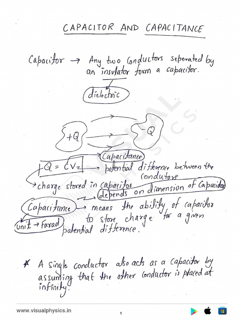 Capacitors and Dielectrics | PDF