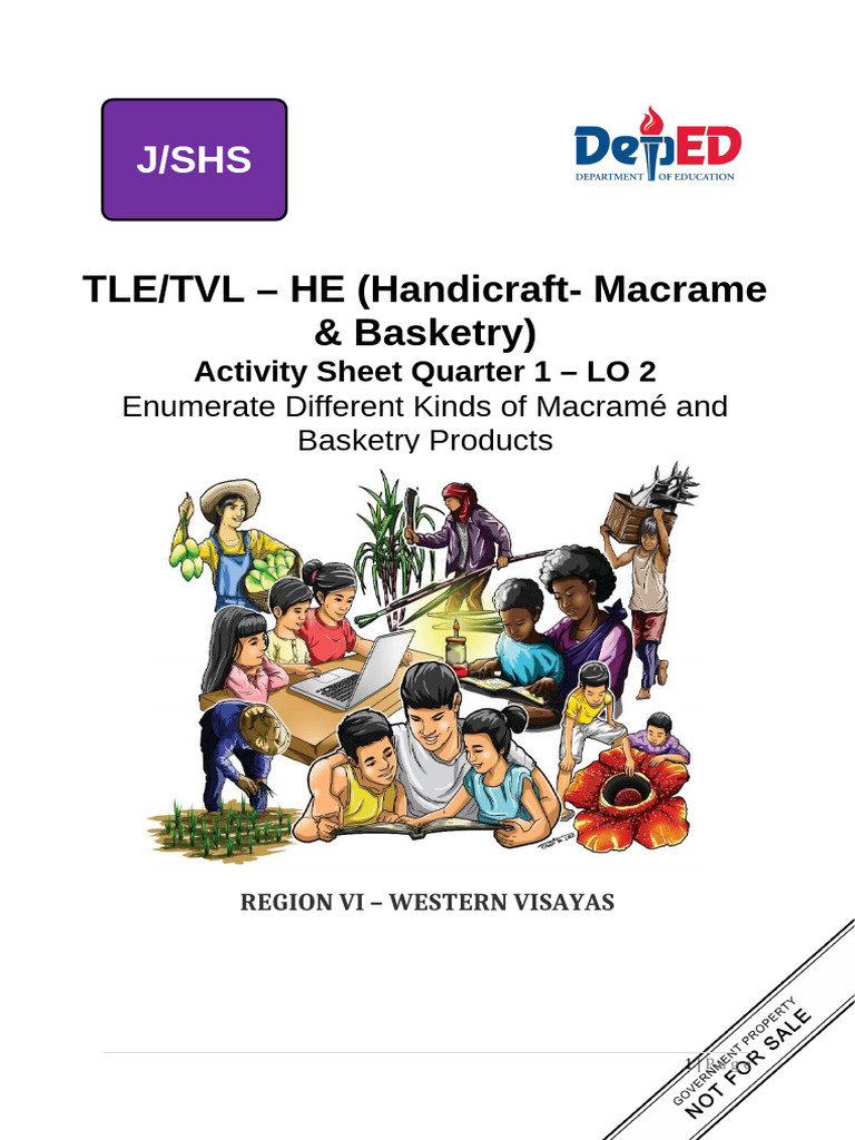 He Macramebasketry Jshs q1 Las2 Final-1 | PDF