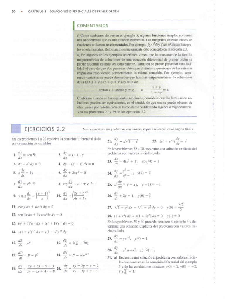 Separacion de Variables | PDF