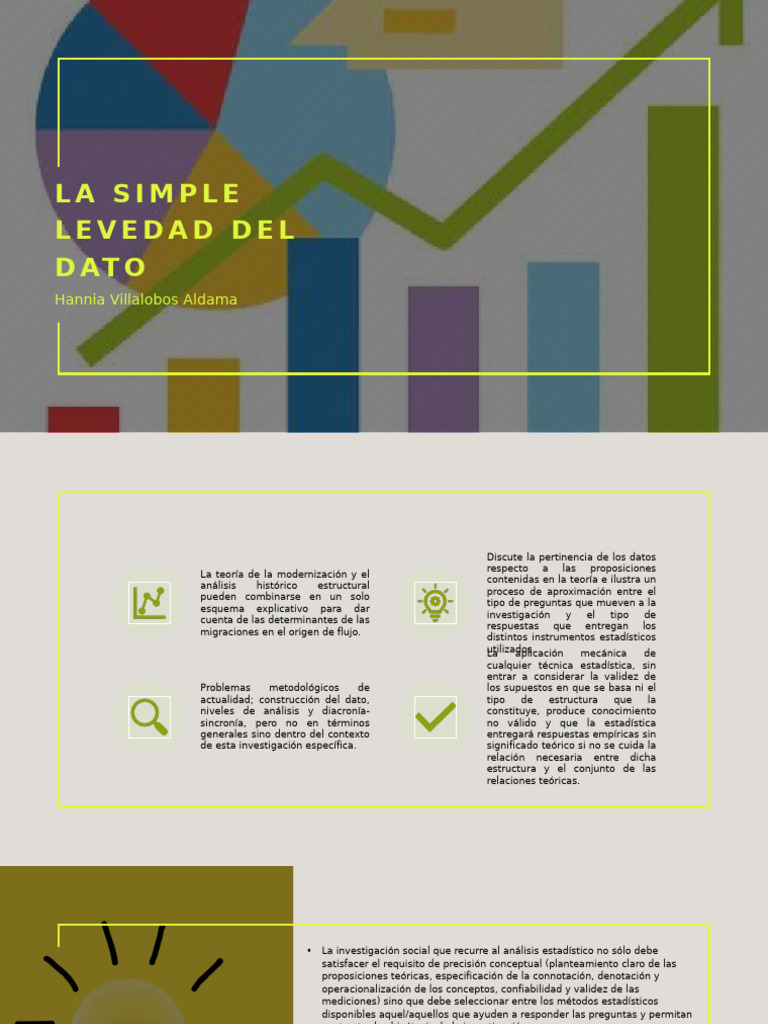 La Simple Levedad Del Dato | PDF