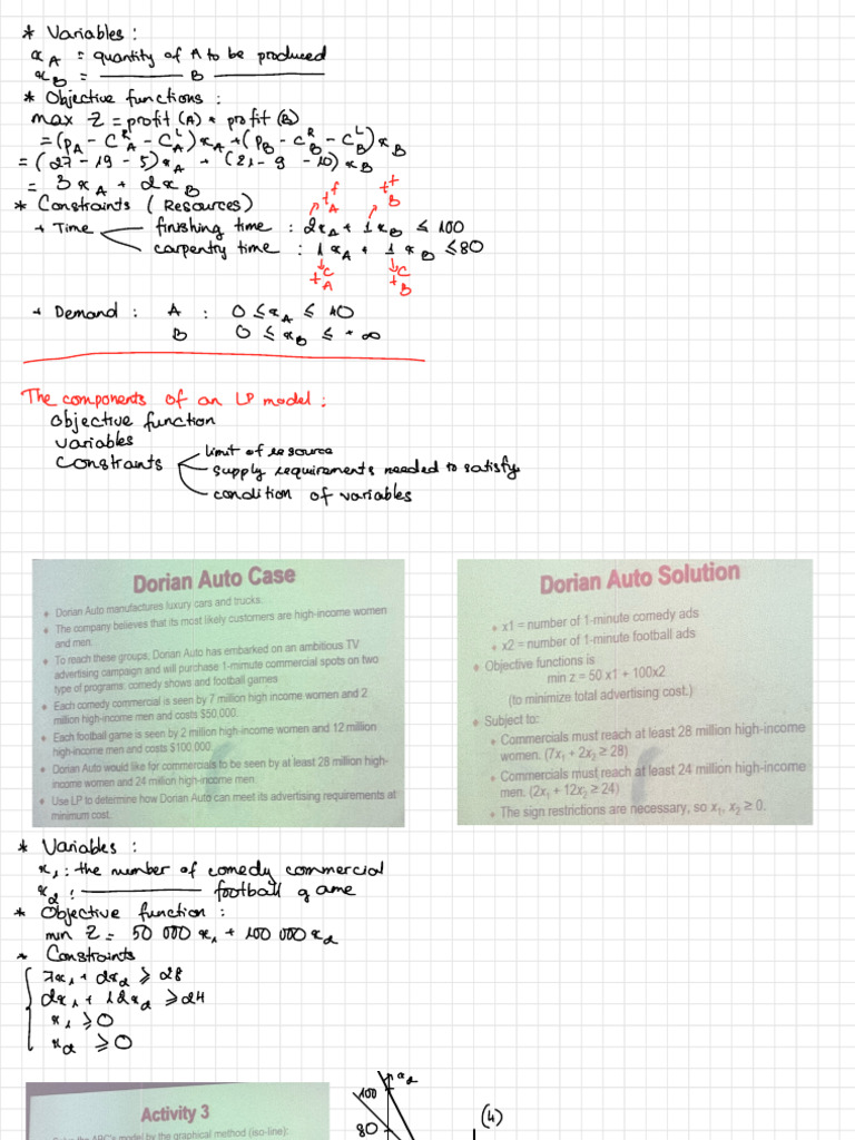 Chapter 2st - LP - Graphical Method | PDF
