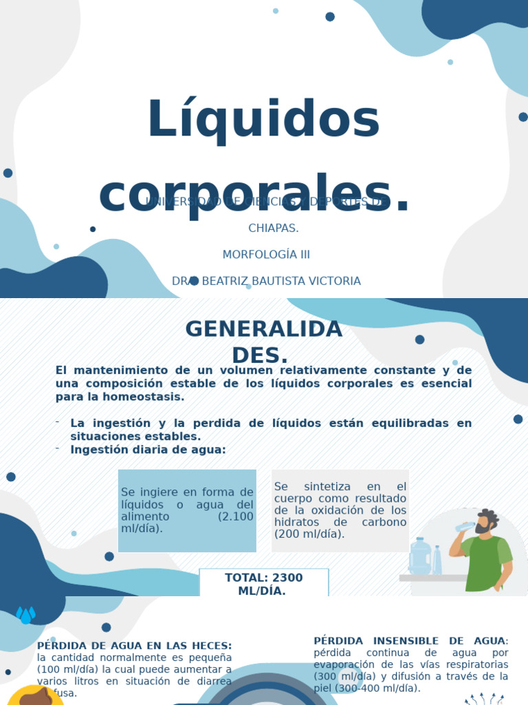 Líquidos Corporales. | PDF