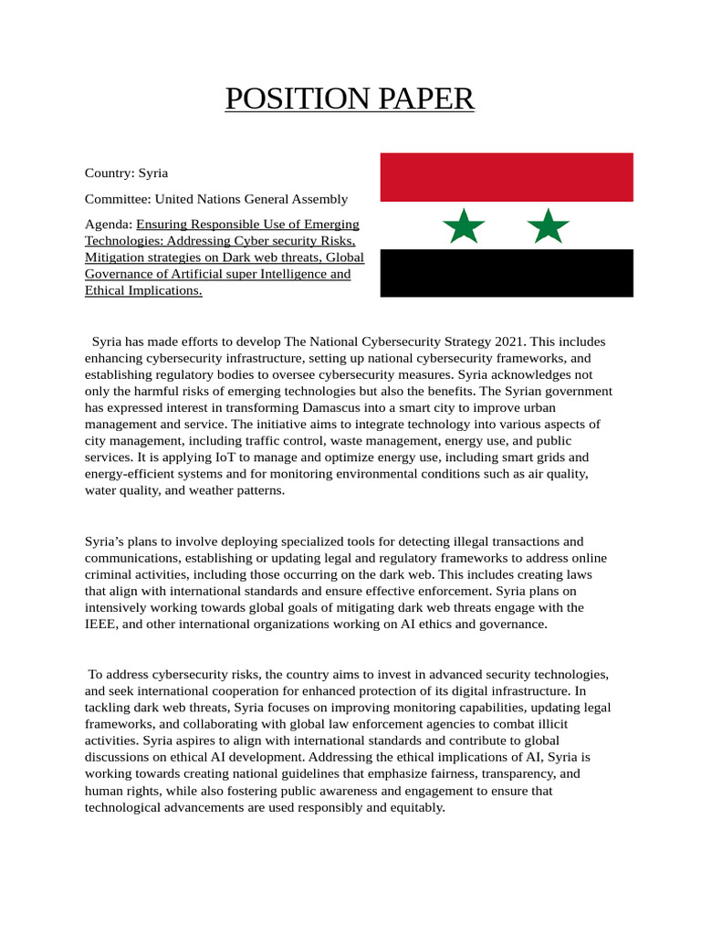 Position Paper | PDF