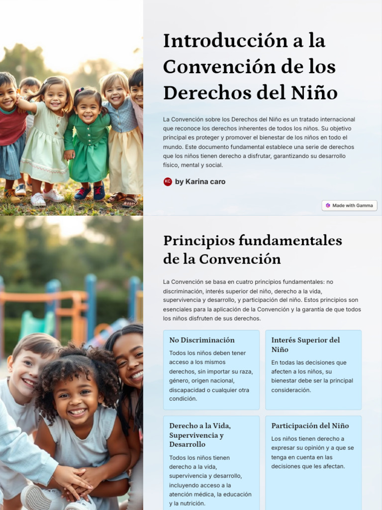 Introduccion A La Convencion de Los Derechos Del Nino | PDF | Convenio ...