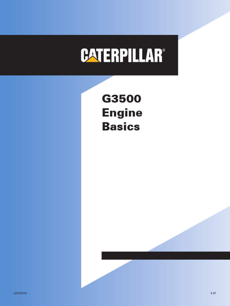 LEKQ7518 G3500 Engine Basics | PDF
