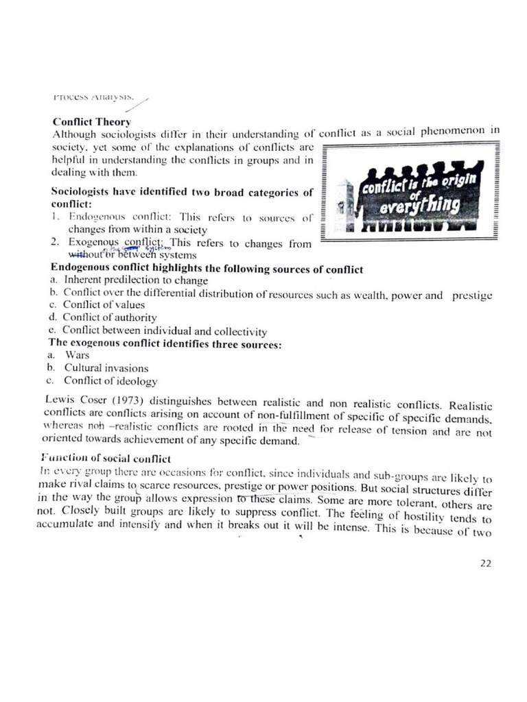 Conflict Theory | PDF
