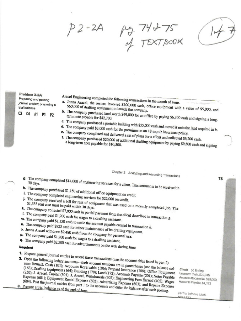 Solution P2-2A | PDF