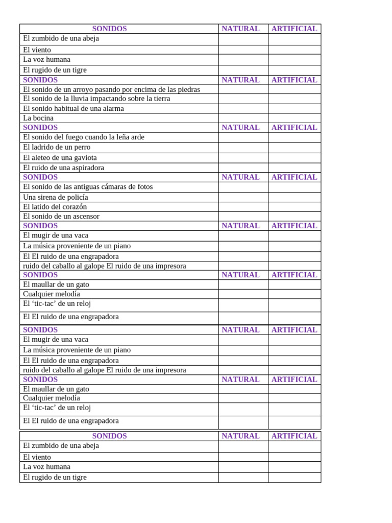 Actividades 4-SONIDO N Y A | PDF