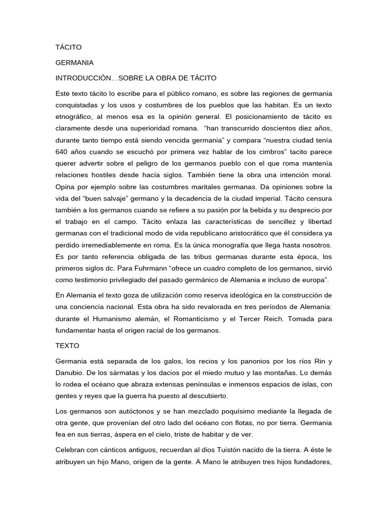 TÁCITO | PDF