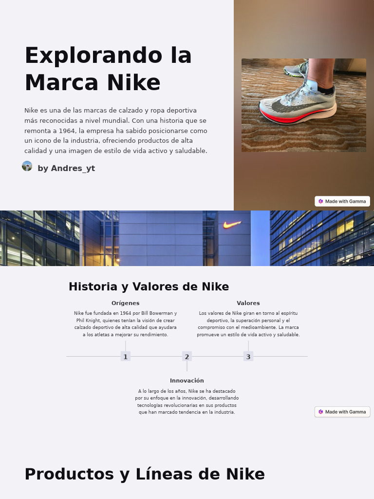 Explorando La Marca Nike | PDF