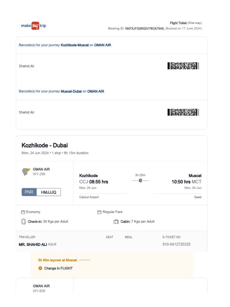 NN7XJFQSRQIV78DA7549 ETicket | PDF