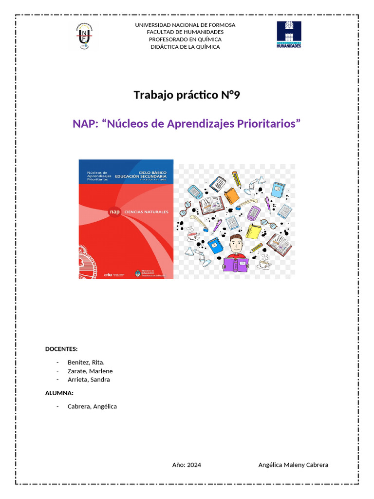 TP9 Nap Cabrera Angelica 24 | PDF | Enseñando | Ciencias sociales