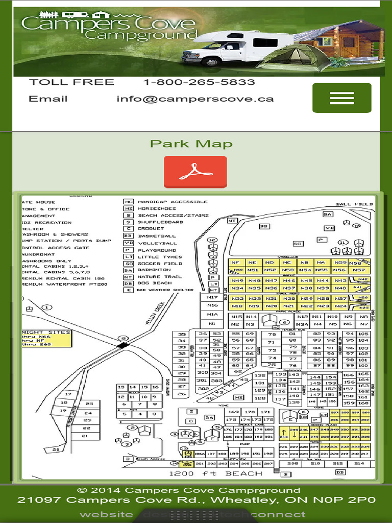 Campground Map | PDF