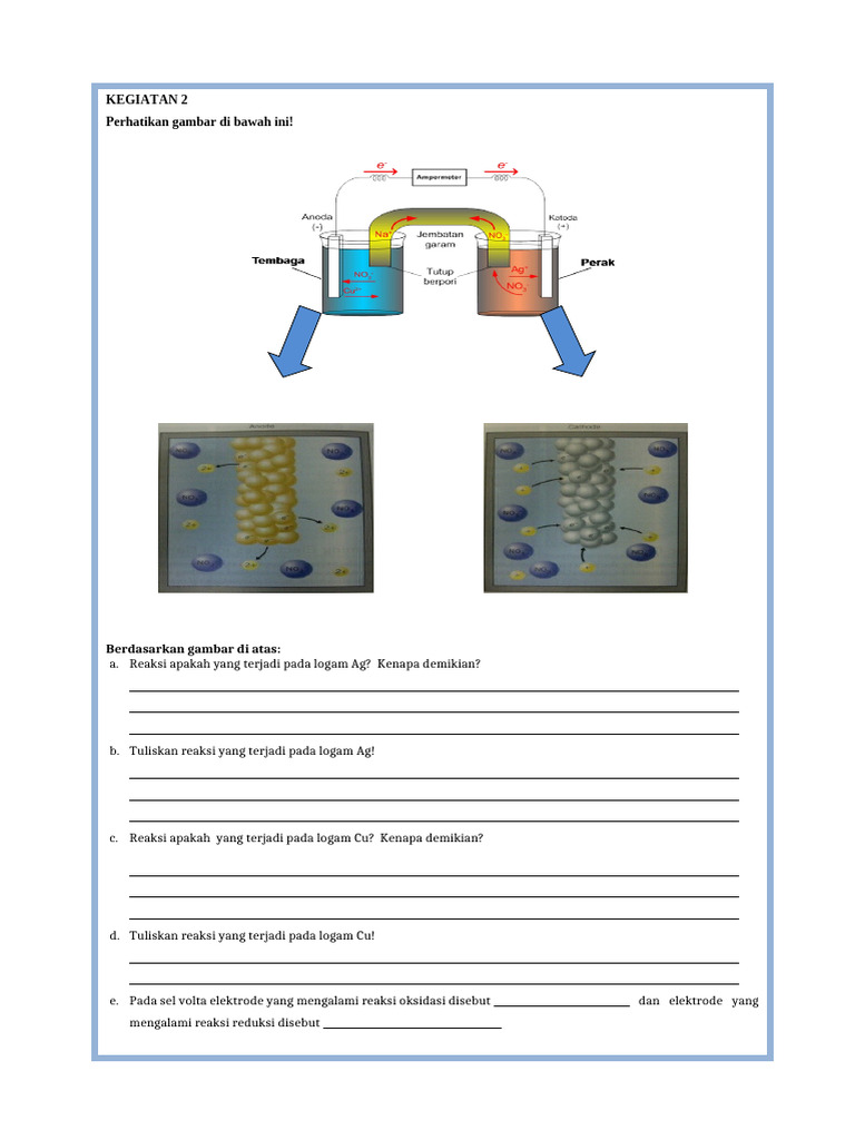 LKPD Sel Volta Kumpul-1 | PDF